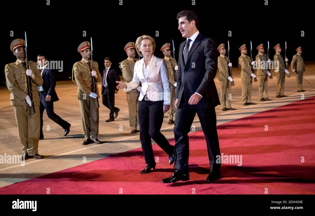 Ankunft von nechirvan barzani -Fotos und -Bildmaterial in hoher ...