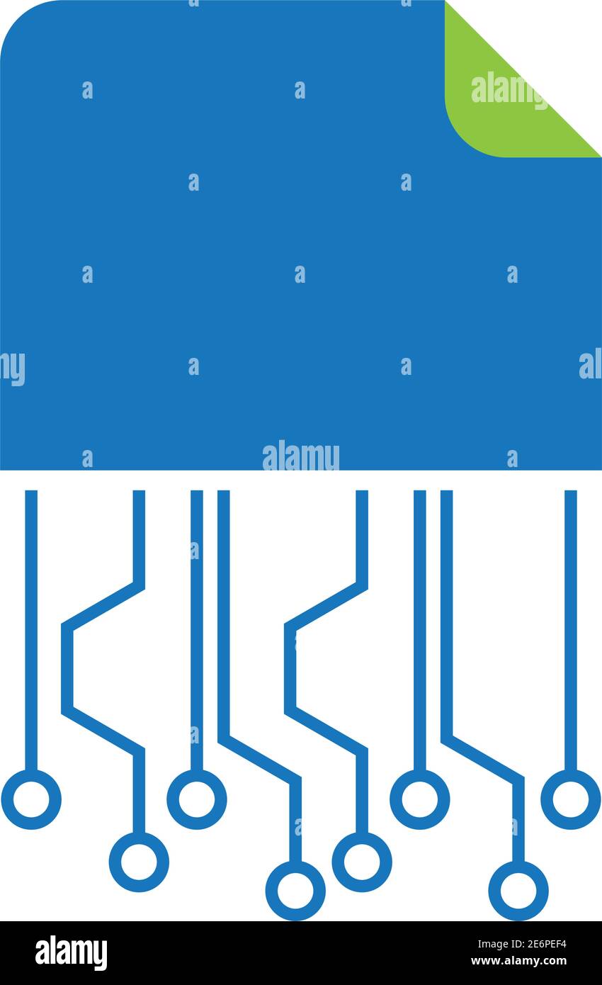 Digitalisierung, Datenschutz, Datensicherung, Logo, Icon Stock ...