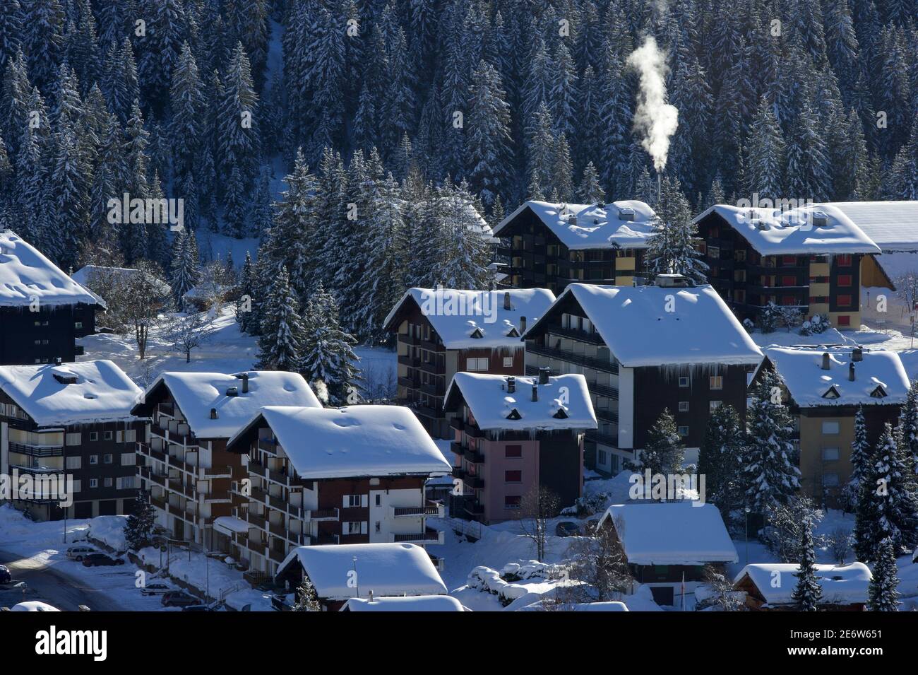 Skigebiet morgins village -Fotos und -Bildmaterial in hoher Auflösung ...
