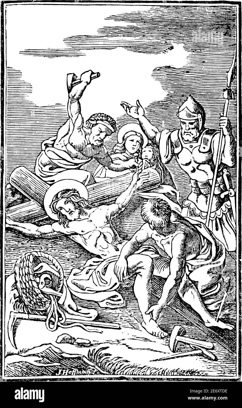 Jesus ist ans kreuz genagelt -Fotos und -Bildmaterial in hoher Auflösung – Alamy