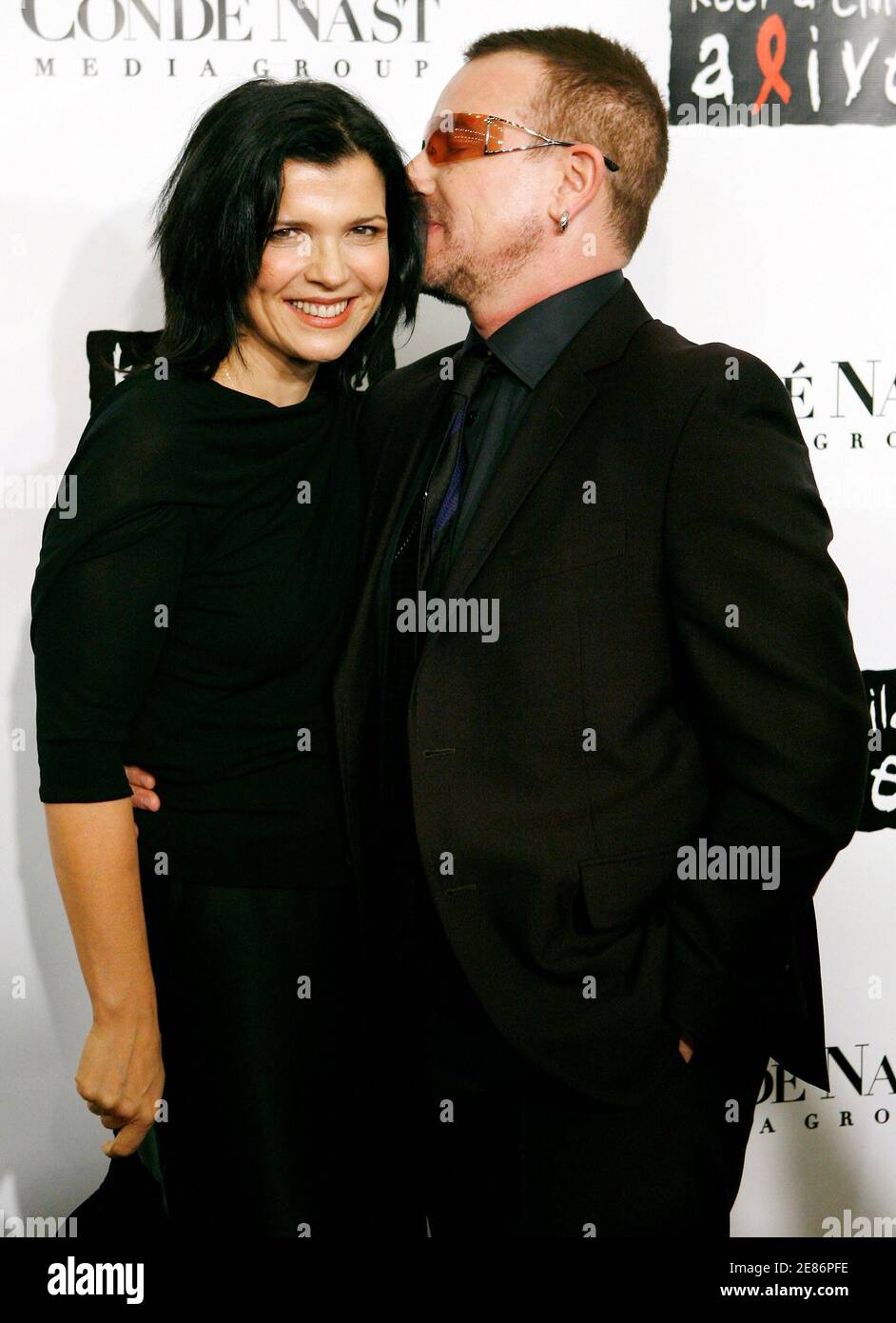 Bono und Seine Frau Ali Hewson Stockfotos und -bilder Kaufen - Alamy