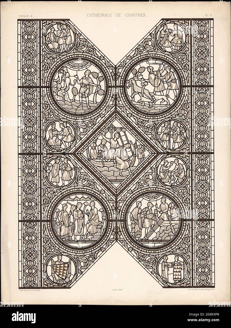 Monografie de la Cathedrale de Chartres - Atlas - Vitrail de saint ...