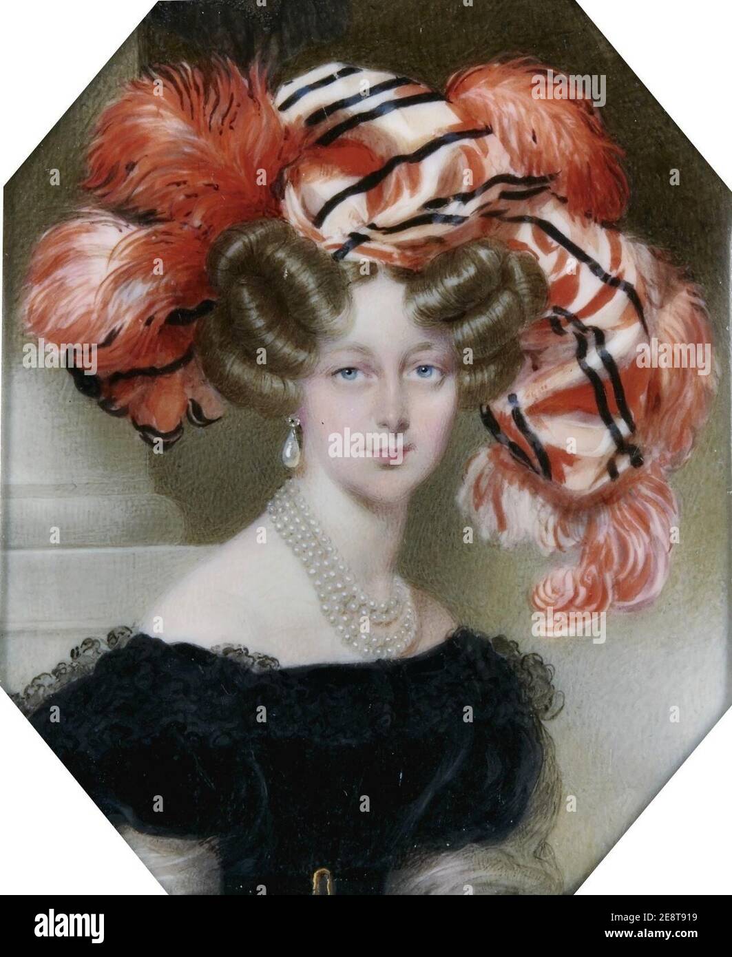 Moritz Michael Daffinger - Porträt der Gräfin Sidonie Potocka, geb ...