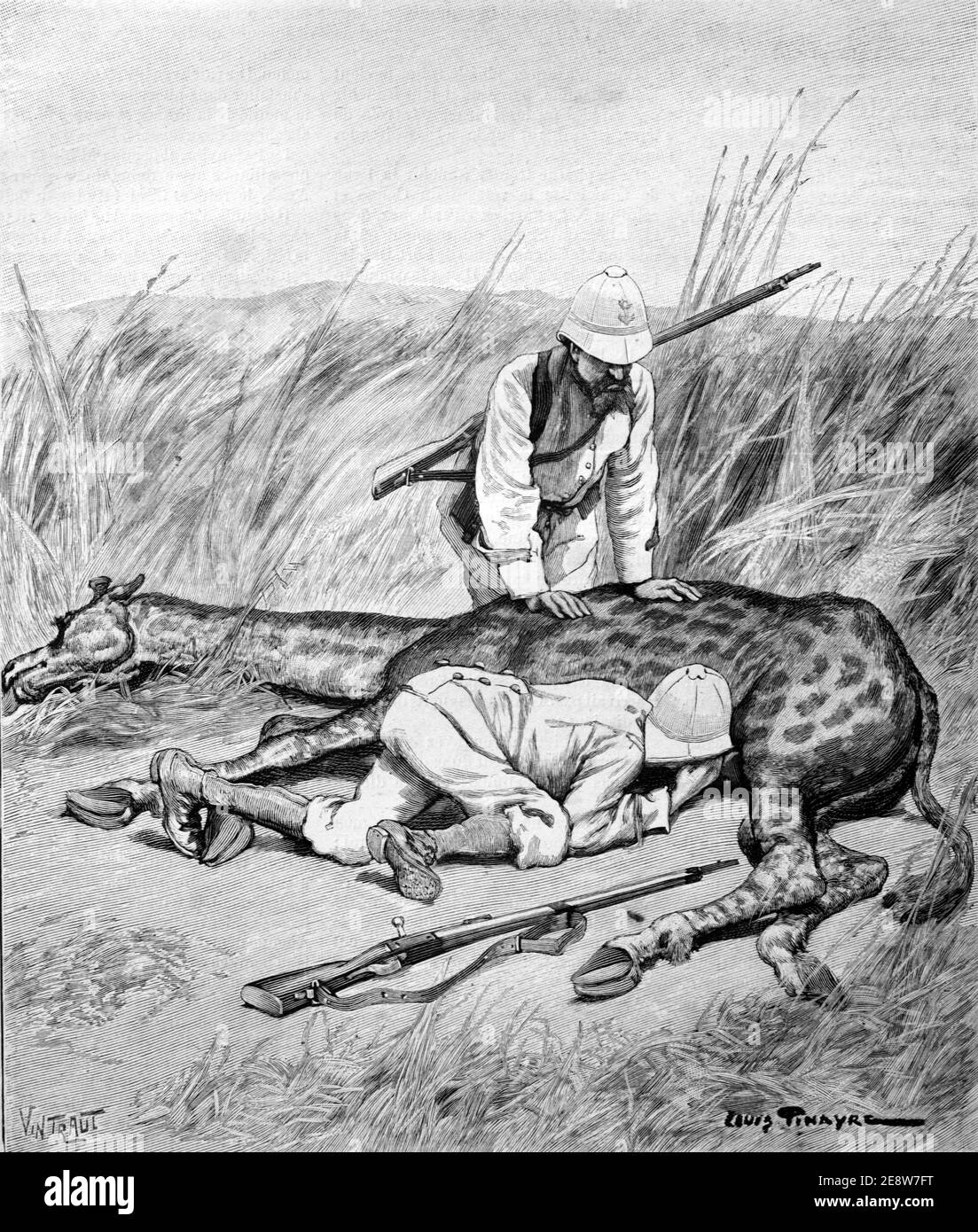 Vintage hunting africa -Fotos und -Bildmaterial in hoher Auflösung – Alamy