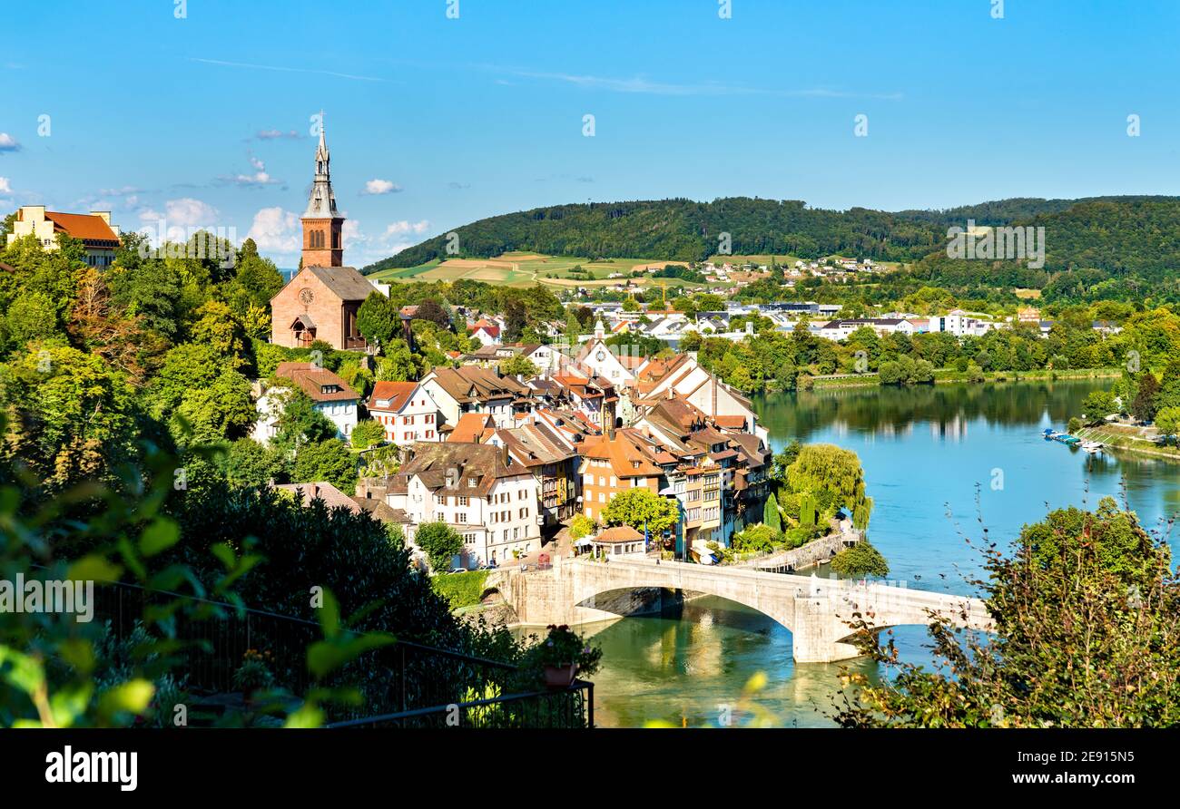 Laufenburg am Rhein in Deutschland Stockfotografie - Alamy