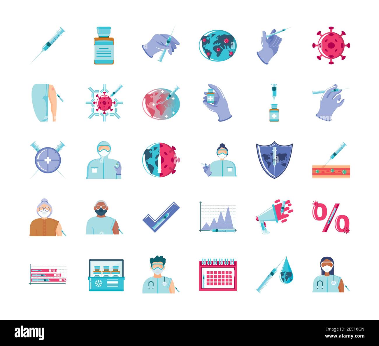 Weltimpfstoff, Impfung Immunisierung Coronavirus covid 19 Prävention ...