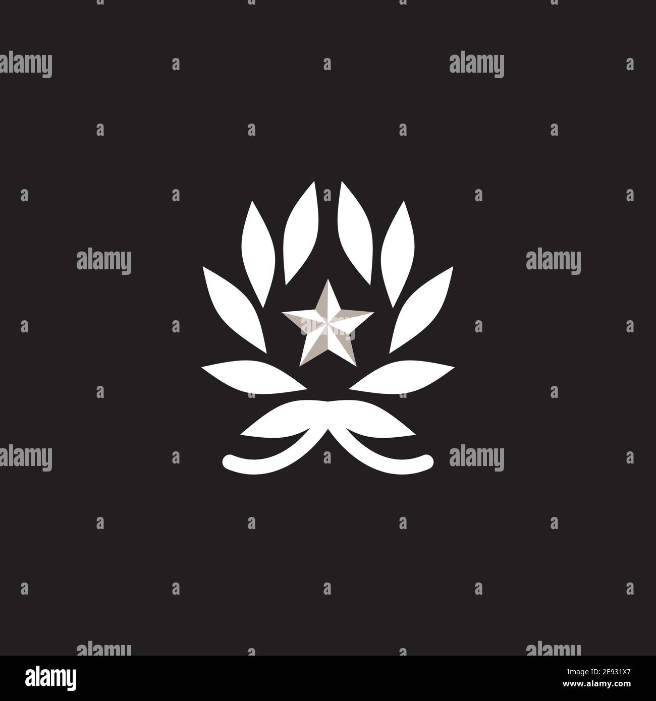 Laurel Kranz Symbol Logo Design Vektor Vorlage Illustration Stock ...