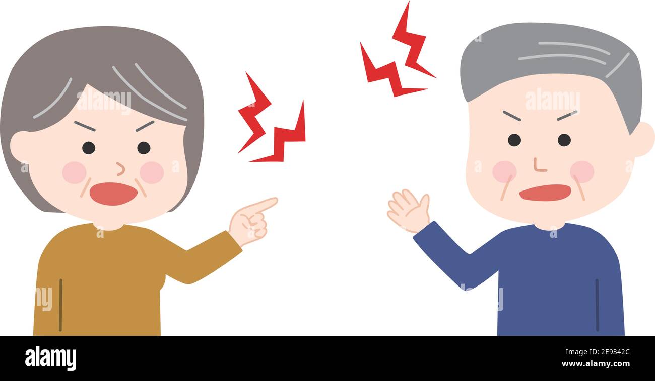 Streit cartoon Stock-Vektorgrafiken kaufen - Alamy
