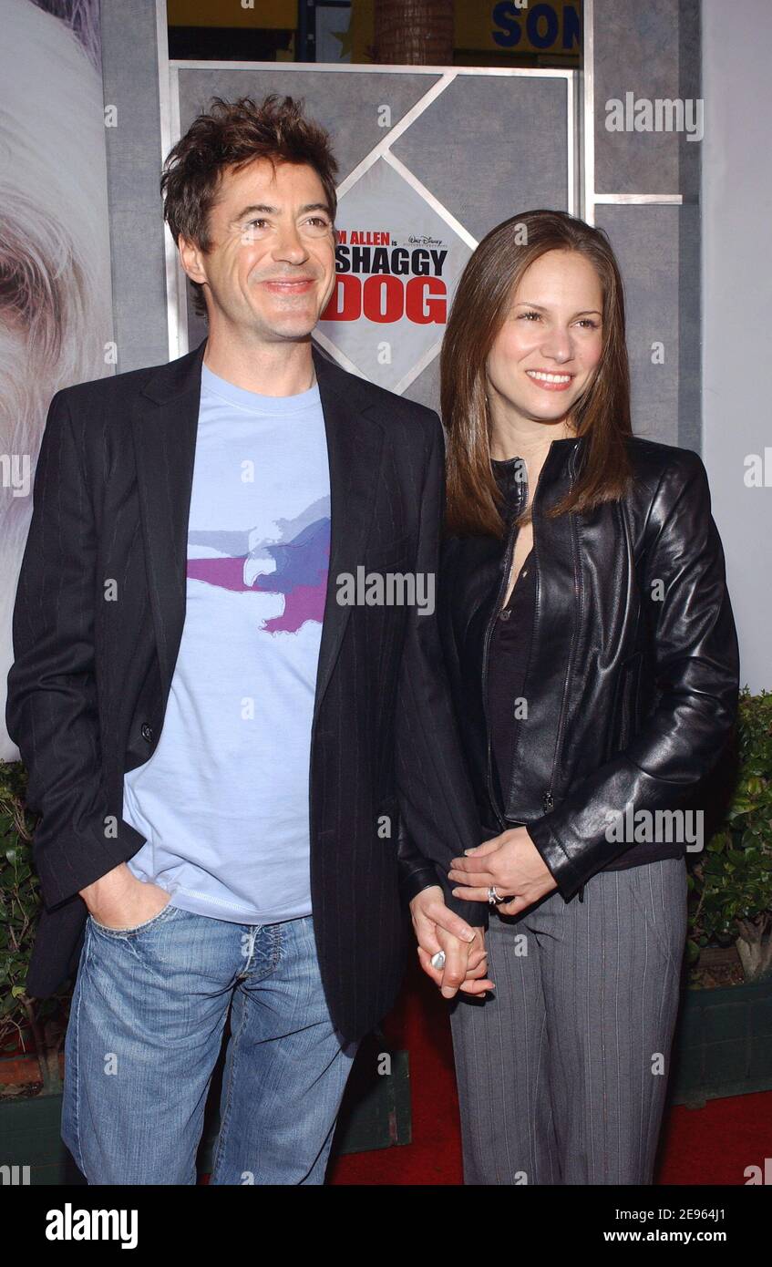 Das Darstellermitglied Robert Downey Jr und seine Frau Susan Levin ...