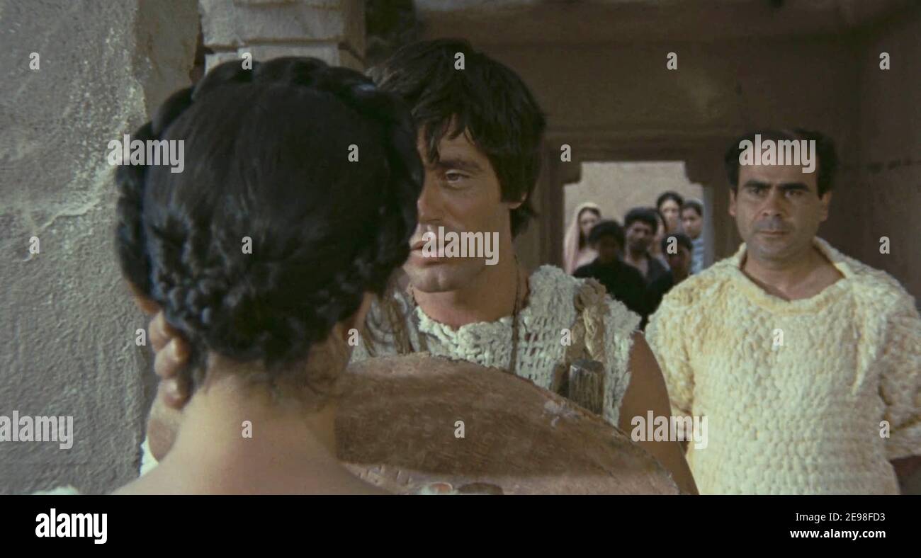 Rom. Italien. Ahmed Belhachmi , Alida Valli und Franco Citti in (C ...
