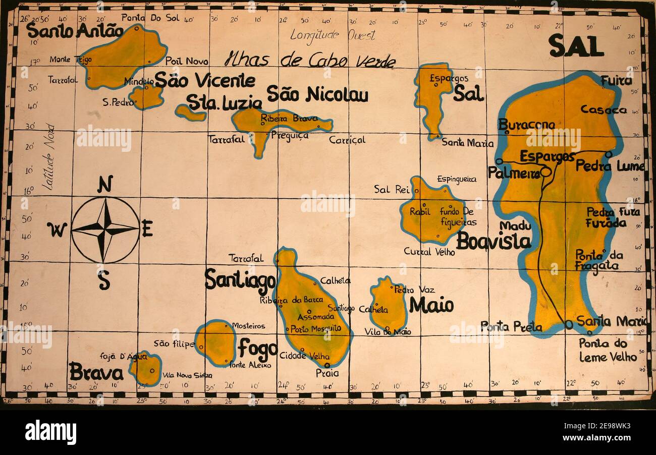 Karte von sal -Fotos und -Bildmaterial in hoher Auflösung – Alamy