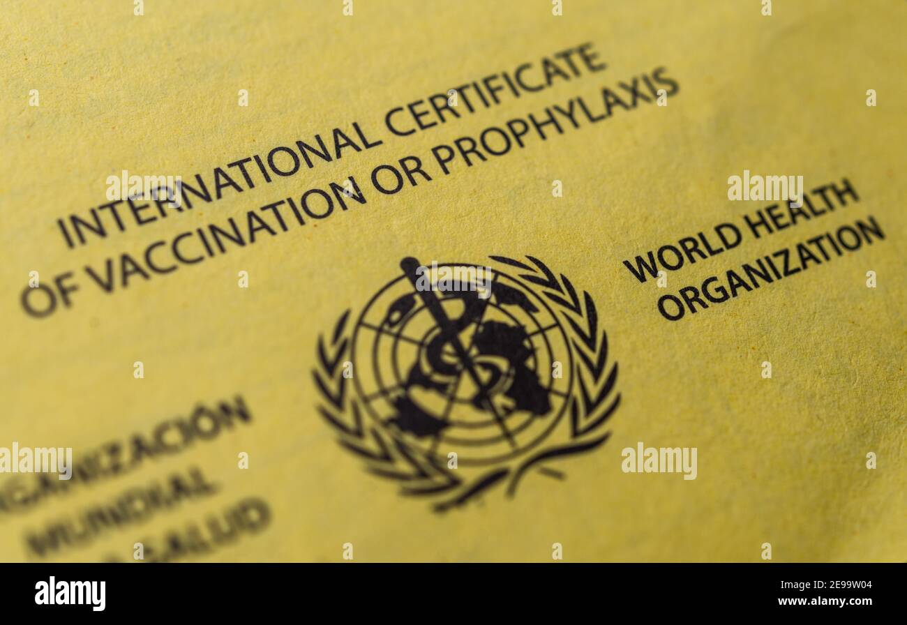 Moderna Impfpass Stockfotos und -bilder Kaufen - Alamy