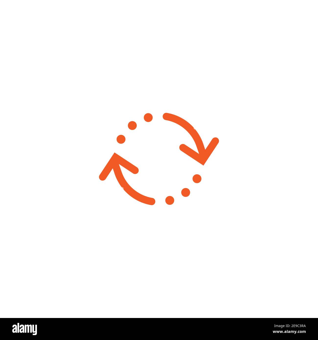 Drei rote dünne Pfeile nach oben Symbol. Isoliert auf Weiß. Upload ...