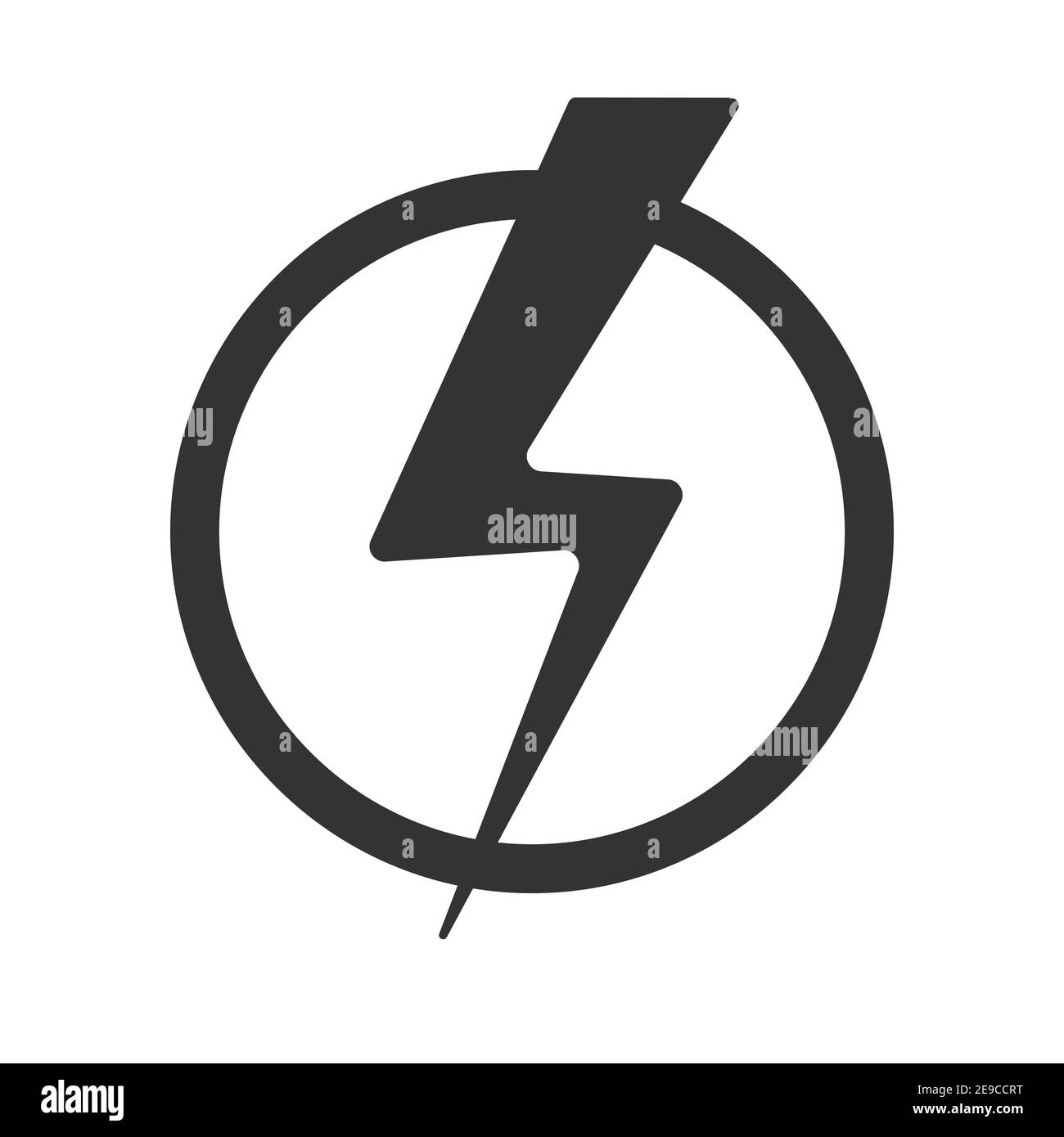 Stromsymbol. Abbildung für Symbole, Abzeichen und Schaltflächen ...