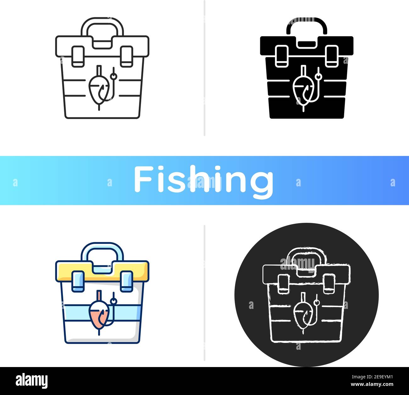 Fischbox logo Stock-Vektorgrafiken kaufen - Seite 2 - Alamy