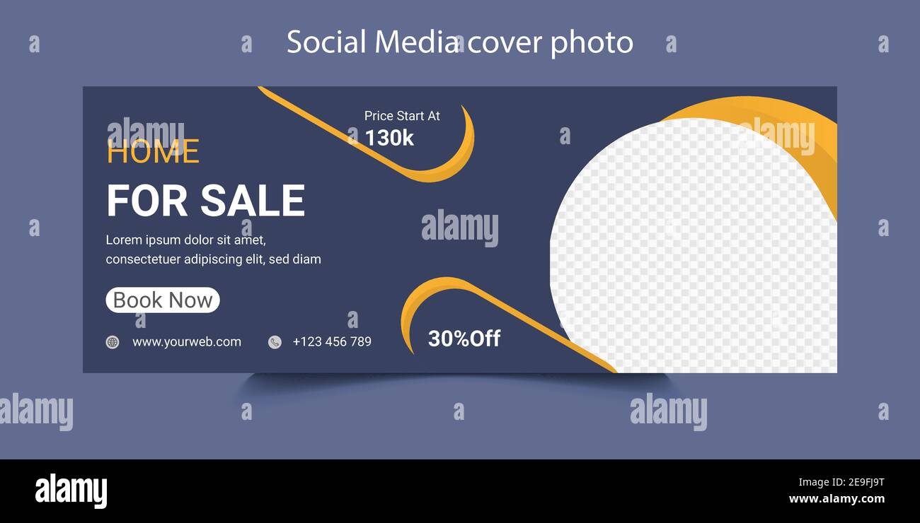 Facebook cover design Stock-Vektorgrafiken kaufen - Alamy