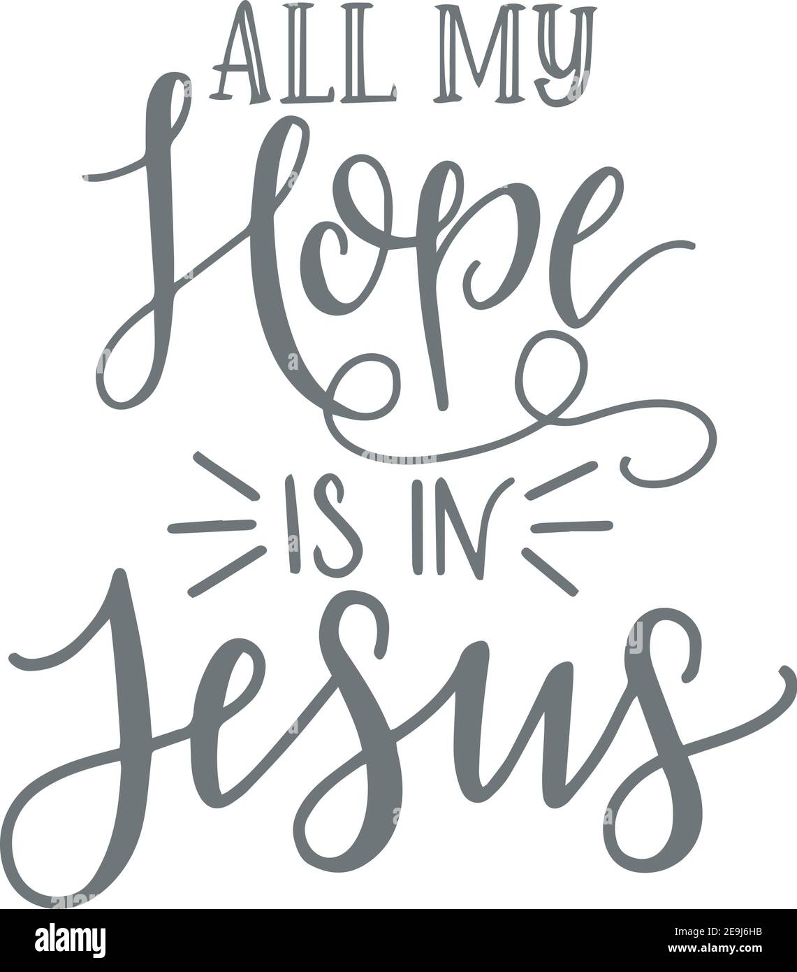 Alles, was ich hoffe, ist in jesus Logo Zeichen inspirierende Zitate ...