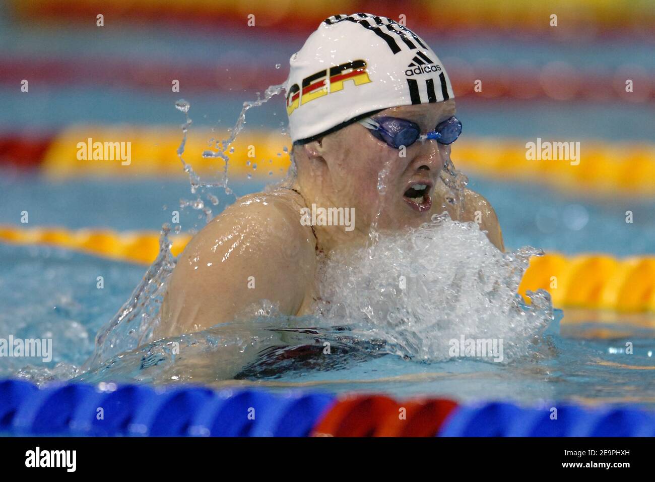 Birte Steven tritt am 8. Dezember 2006 bei der Europameisterschaft im ...