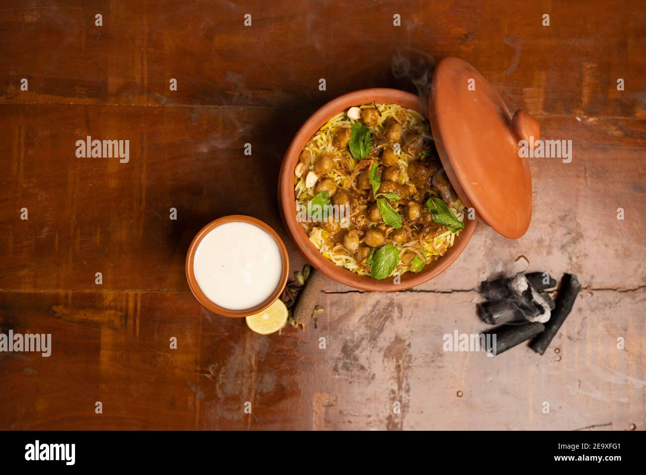 Kabuli chana reis biryani -Fotos und -Bildmaterial in hoher Auflösung ...