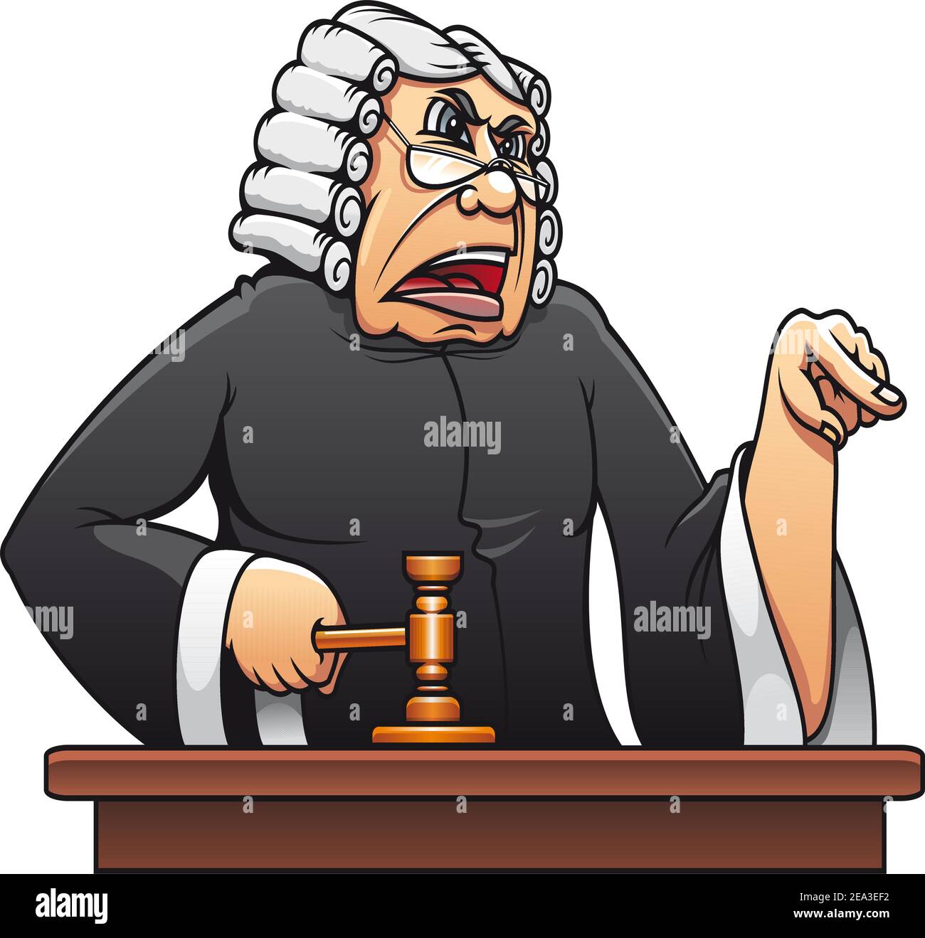 Judge court law cartoon -Fotos und -Bildmaterial in hoher Auflösung ...