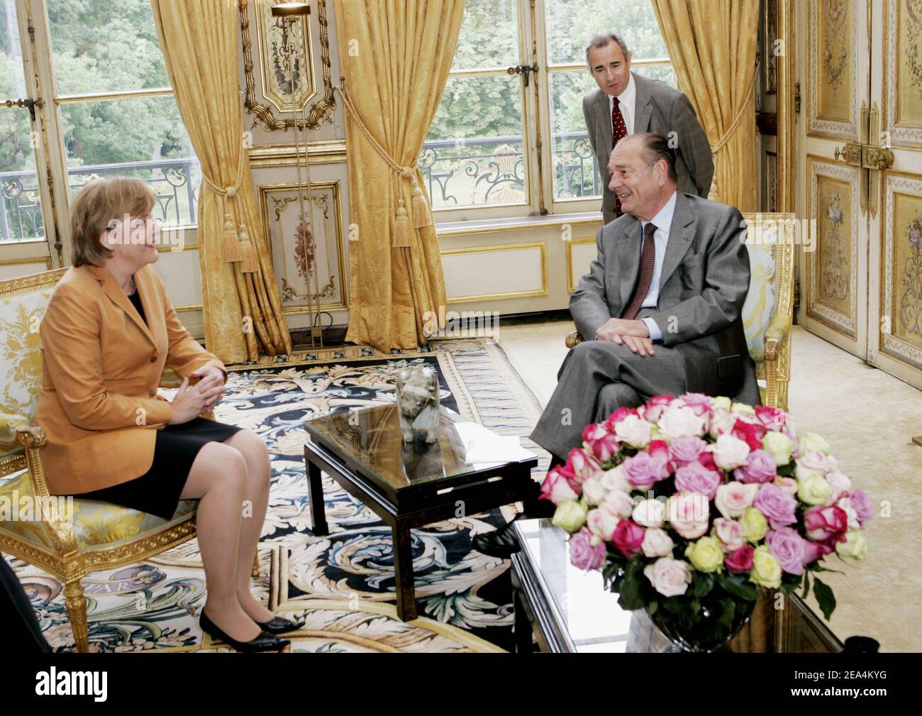 Angela merkel jacques chirac -Fotos und -Bildmaterial in hoher ...