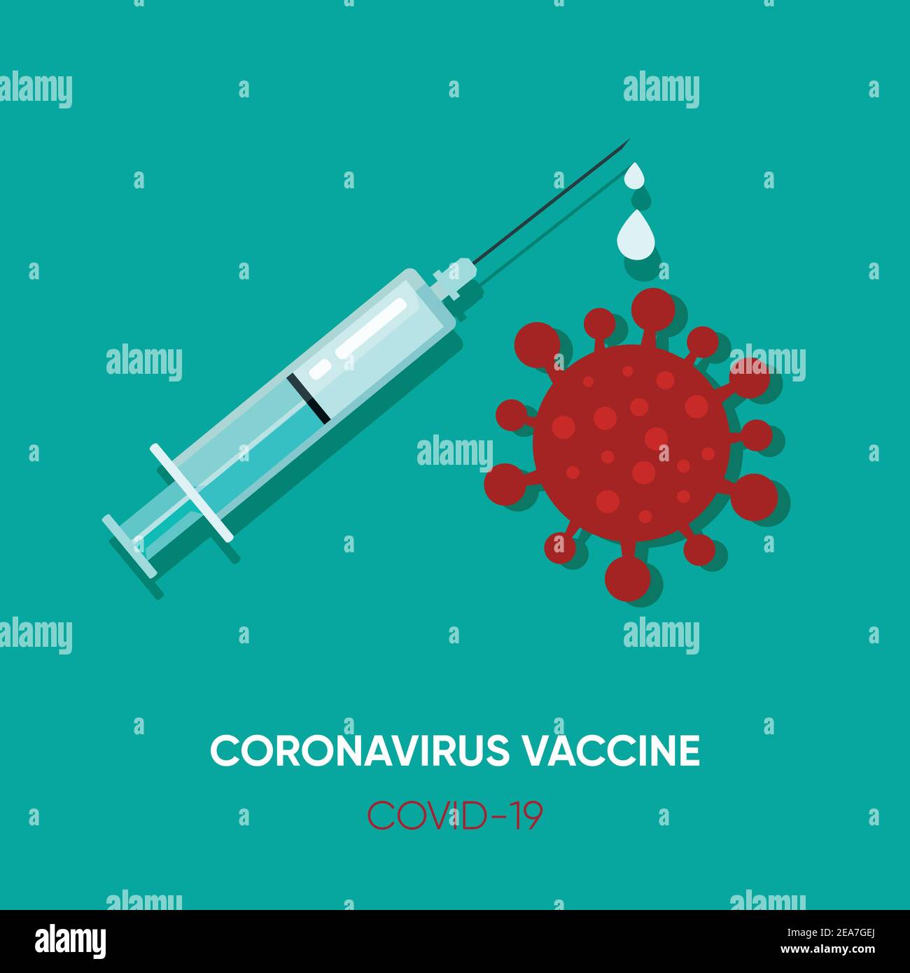 Covid 19 impfung Stock-Vektorgrafiken kaufen - Alamy