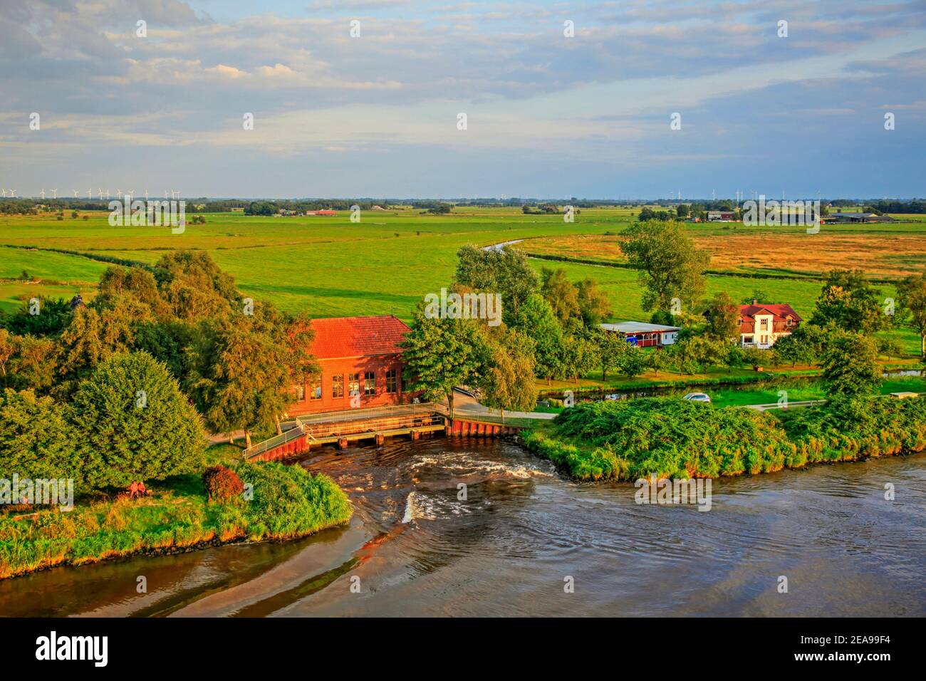 Nord Ostsee Kanal Luftbild Stockfotos und -bilder Kaufen - Alamy