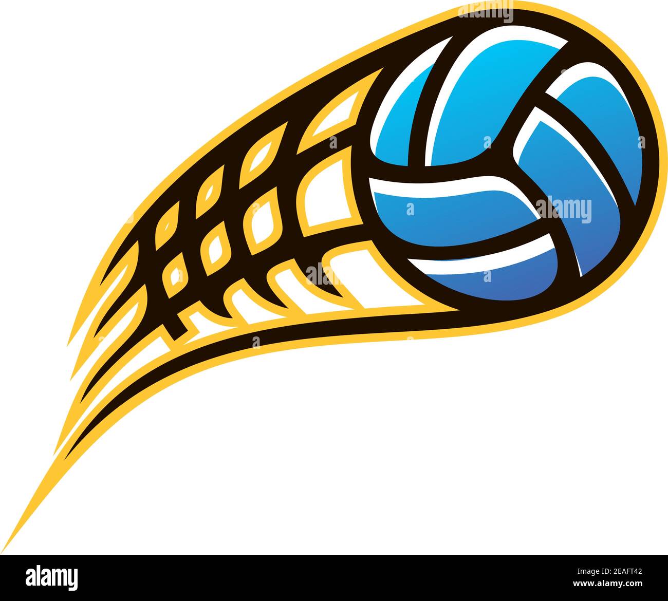 Volley Ball Cartoon Illustration Stock-Vektorgrafiken kaufen - Alamy