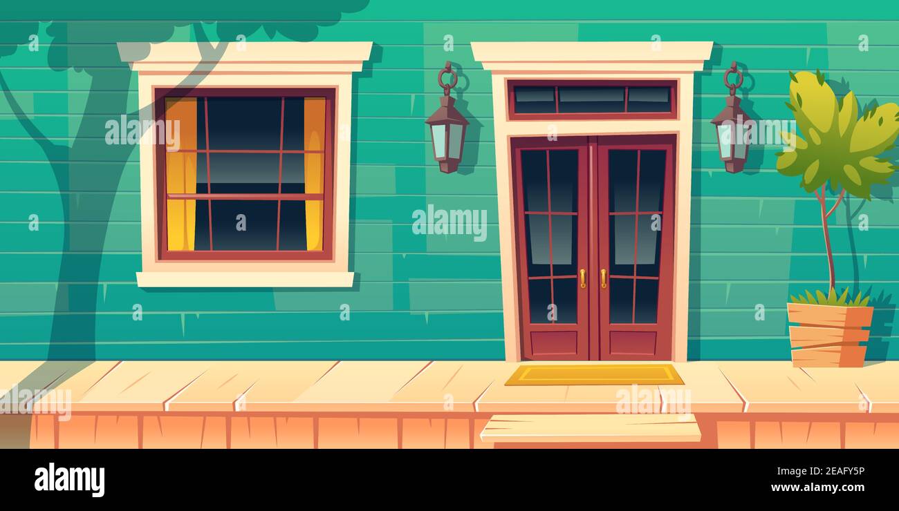 Veranda treppe treppen Stock-Vektorgrafiken kaufen - Alamy