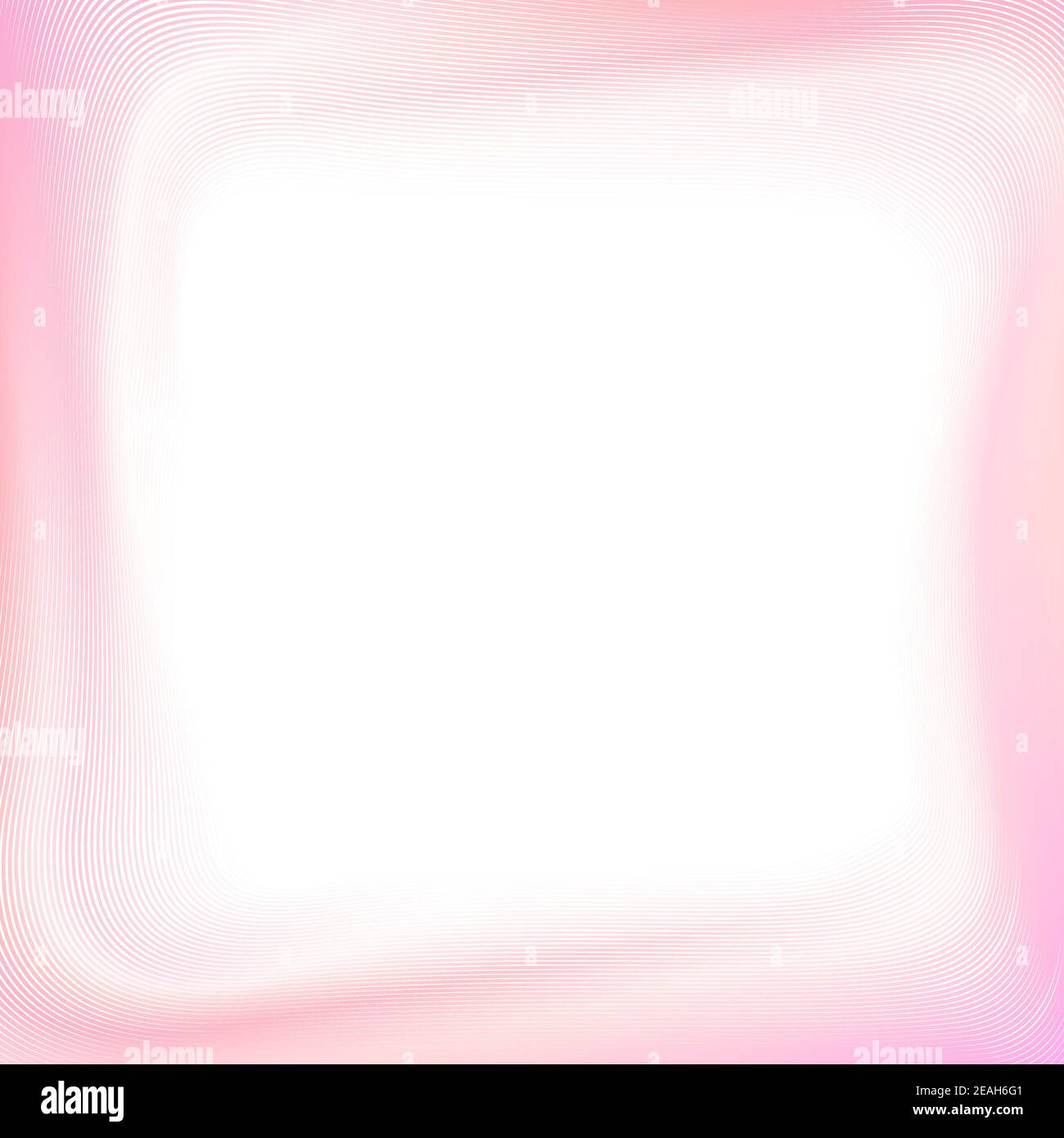 Zarte rosa Rand, weiße Kopierer Platz. Gewellter Rahmen aus ...