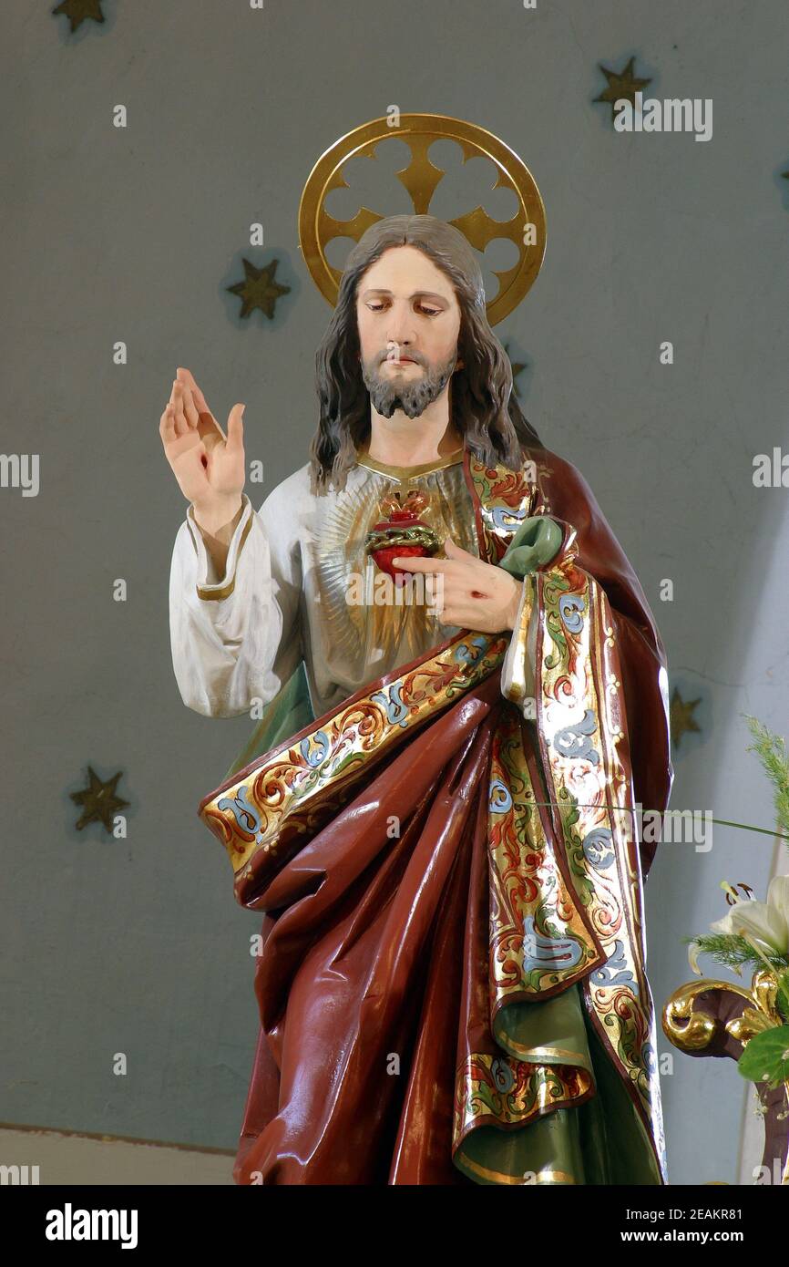 Heiliges herz von jesus statue -Fotos und -Bildmaterial in hoher Auflösung – Alamy