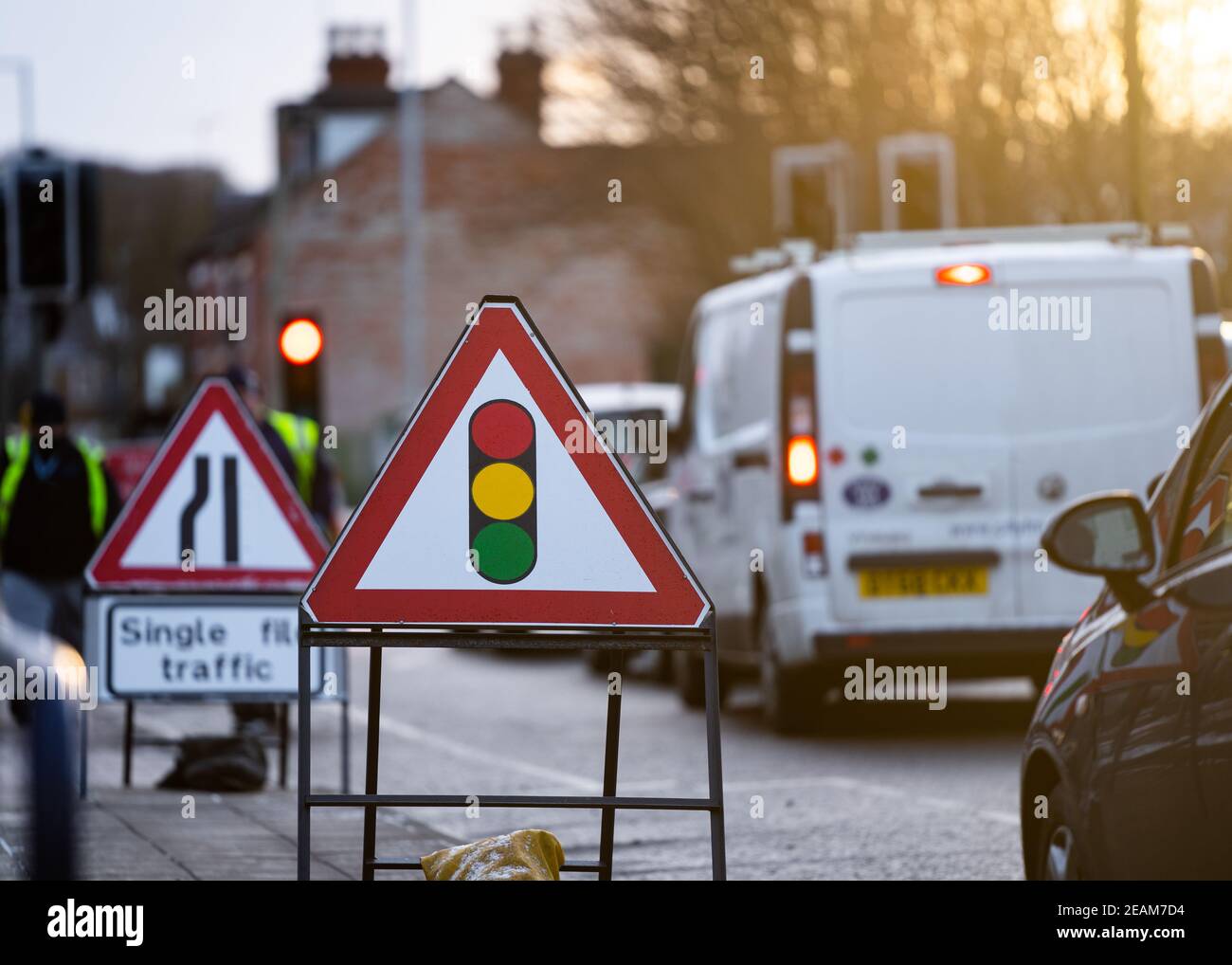 The temporary triangle -Fotos und -Bildmaterial in hoher Auflösung – Alamy