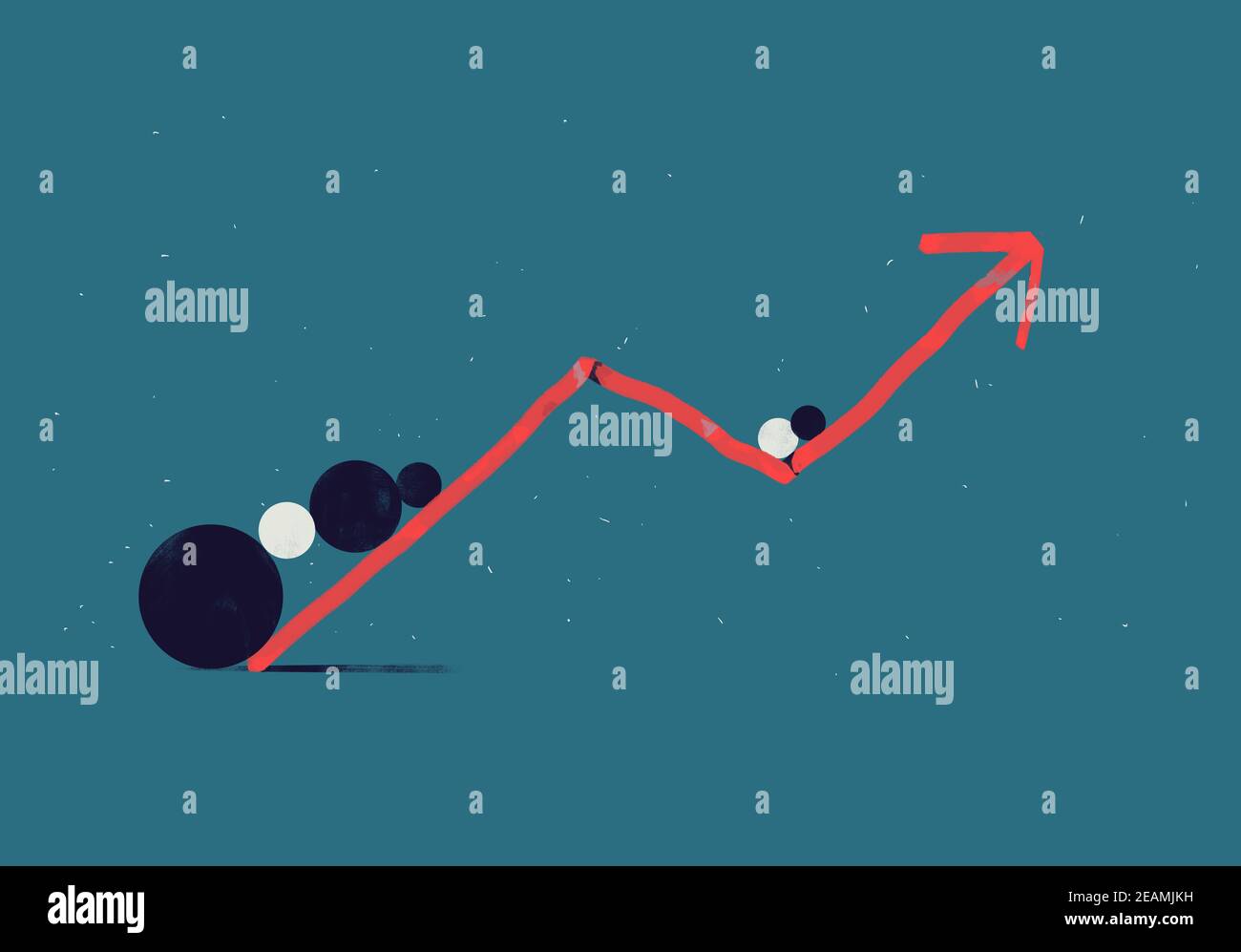 Trend Pfeil Stockfotos und -bilder Kaufen - Alamy