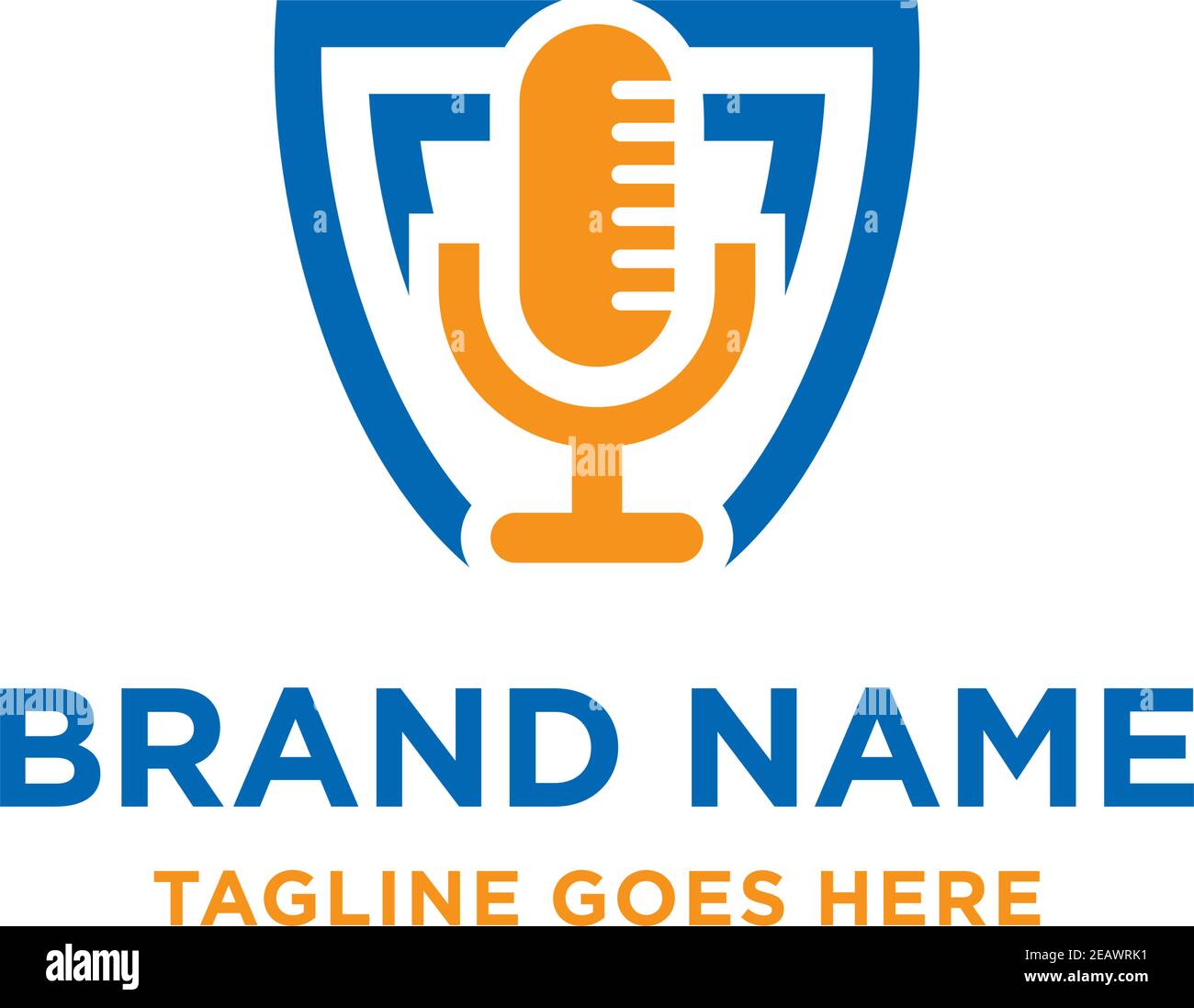 Microphone logo Stock-Vektorgrafiken kaufen - Alamy