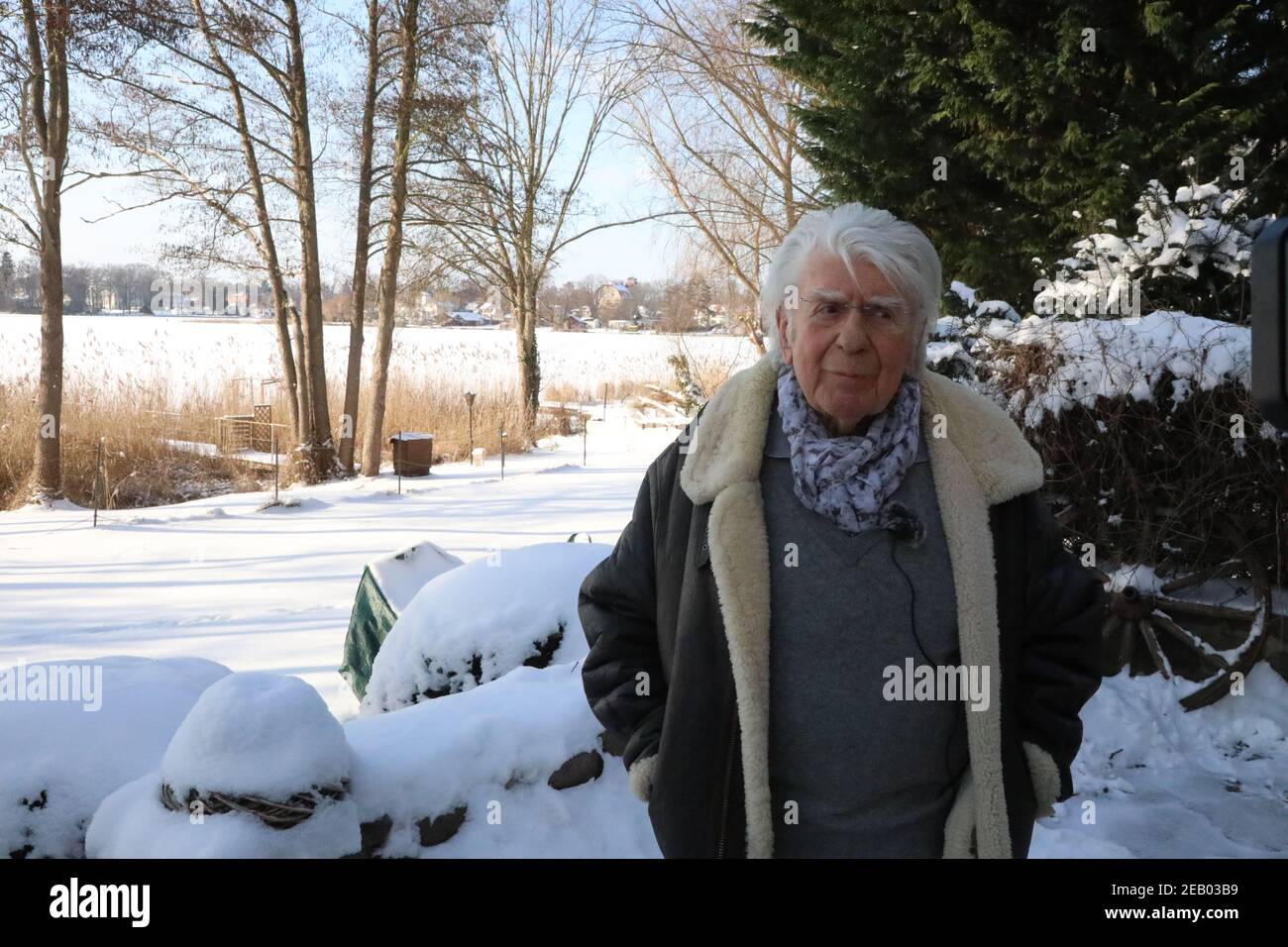 Schauspieler Heinz Behrens und Ehefrau Birgit bei der Aufzeichnung der ...