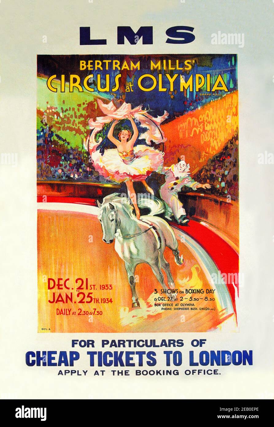 Bertram mills circus olympia -Fotos und -Bildmaterial in hoher ...