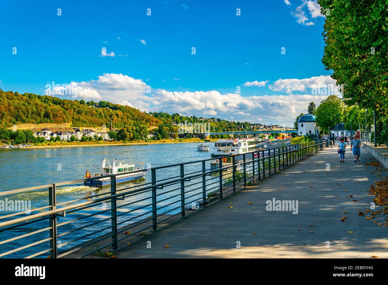 Rhine promenade koblenz rhineland palatinate -Fotos und -Bildmaterial ...
