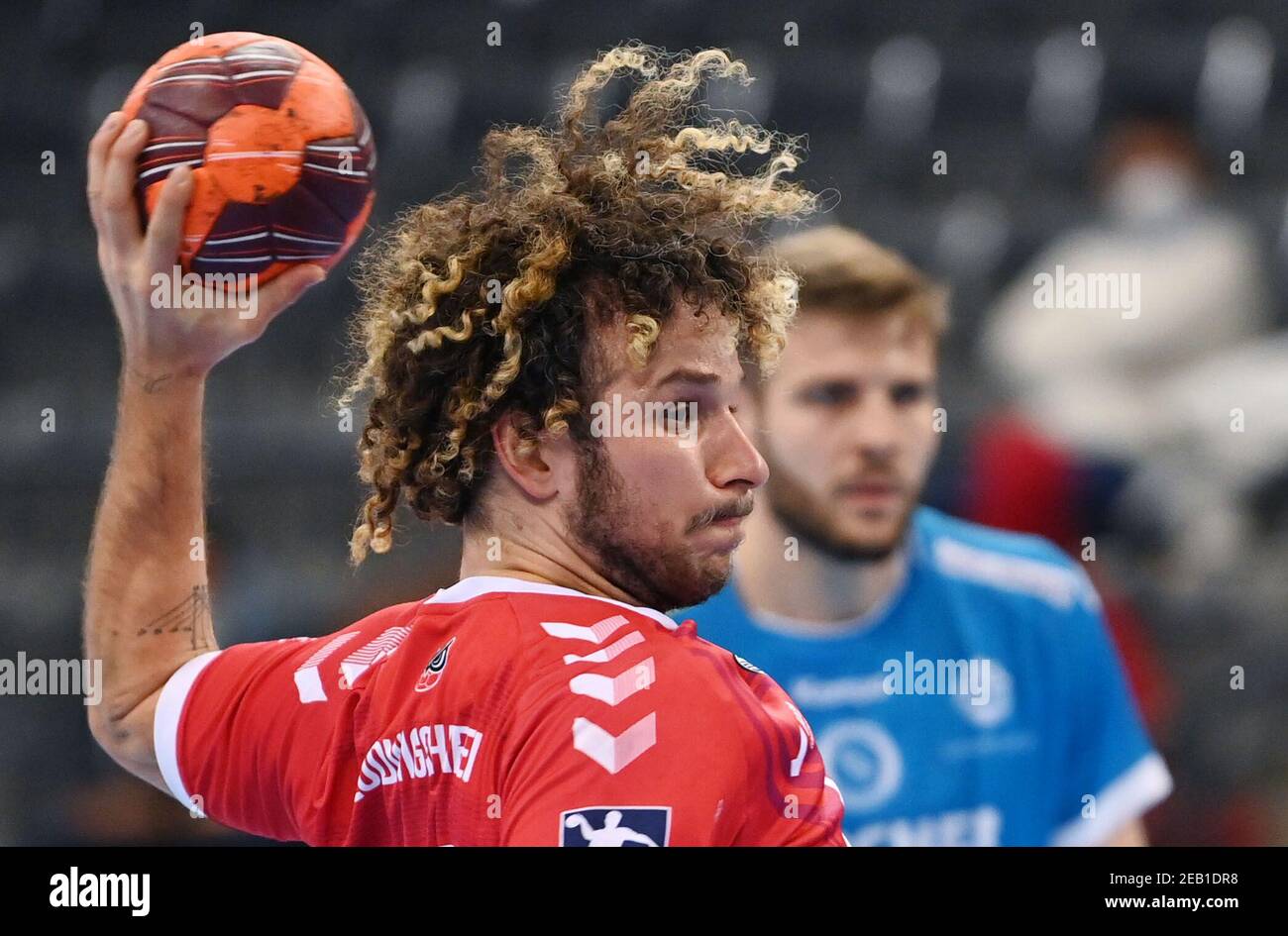 Stuttgart, Deutschland. Februar 2021, 11th. Handball: Bundesliga: TVB ...