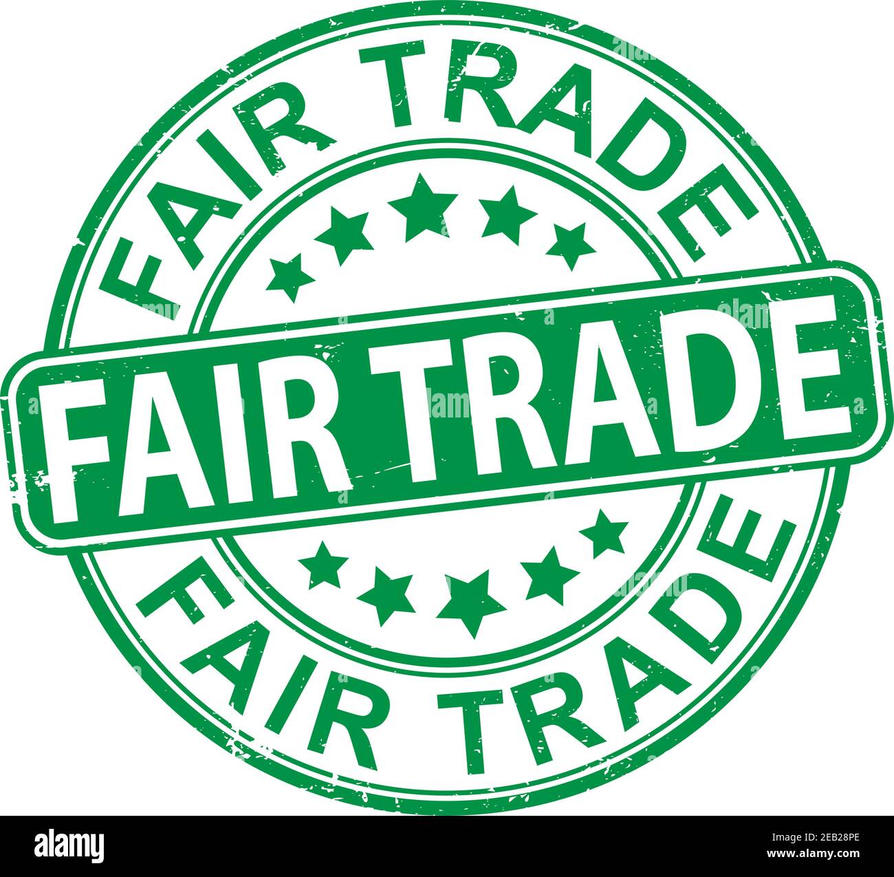 Fairtrade aufkleber Stock-Vektorgrafiken kaufen - Alamy