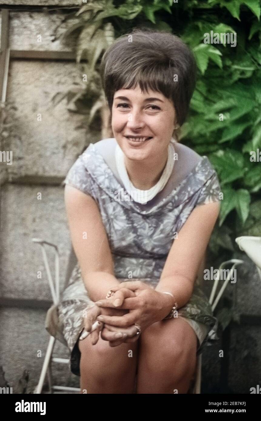 Sterben Sie Deutsche Schlagersängerin Renee Franke, Auf der Terasse ...