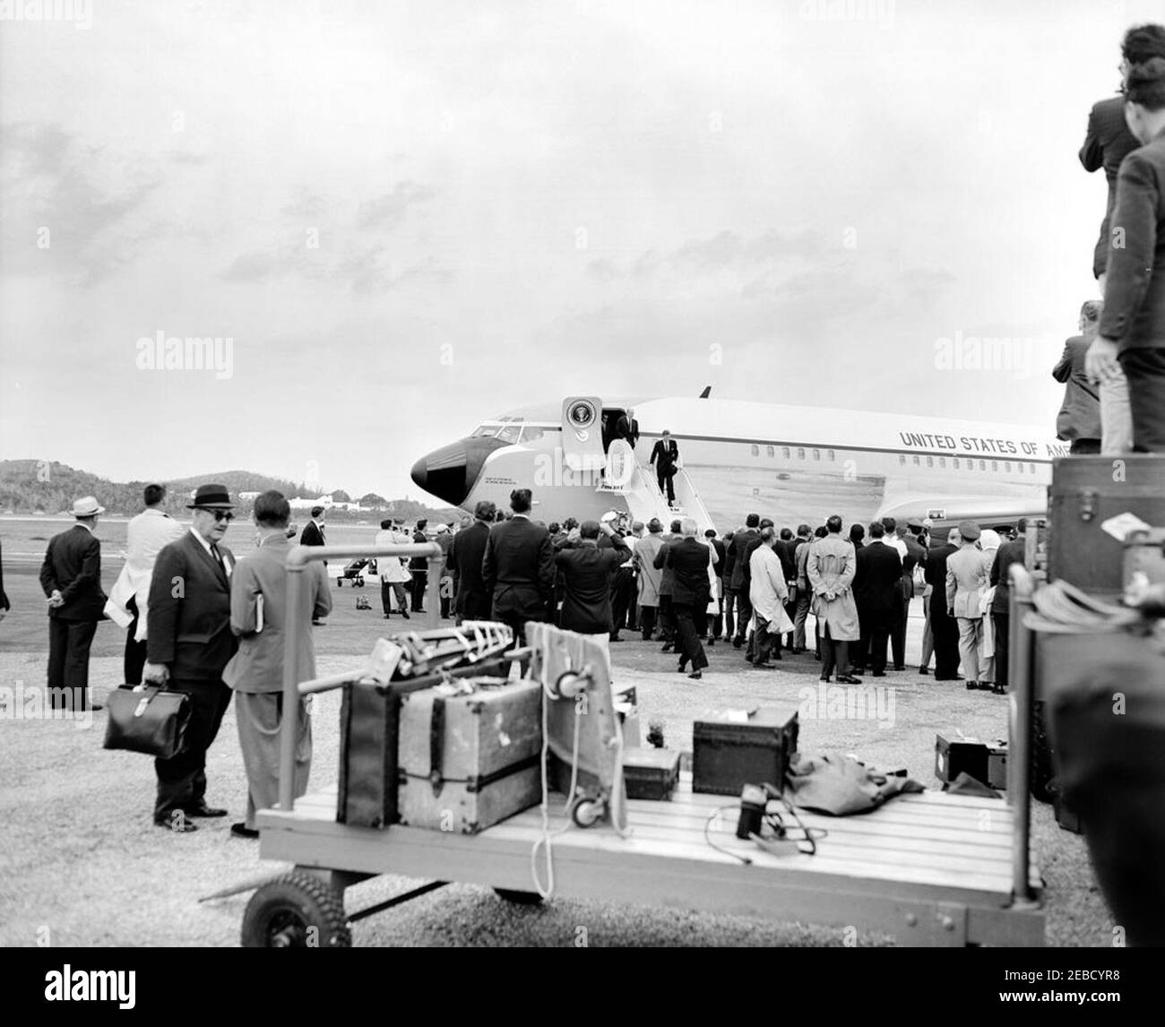 Reise nach Bermuda: Ankunft auf der Kindley Air Force Base, Bermuda, 12 ...