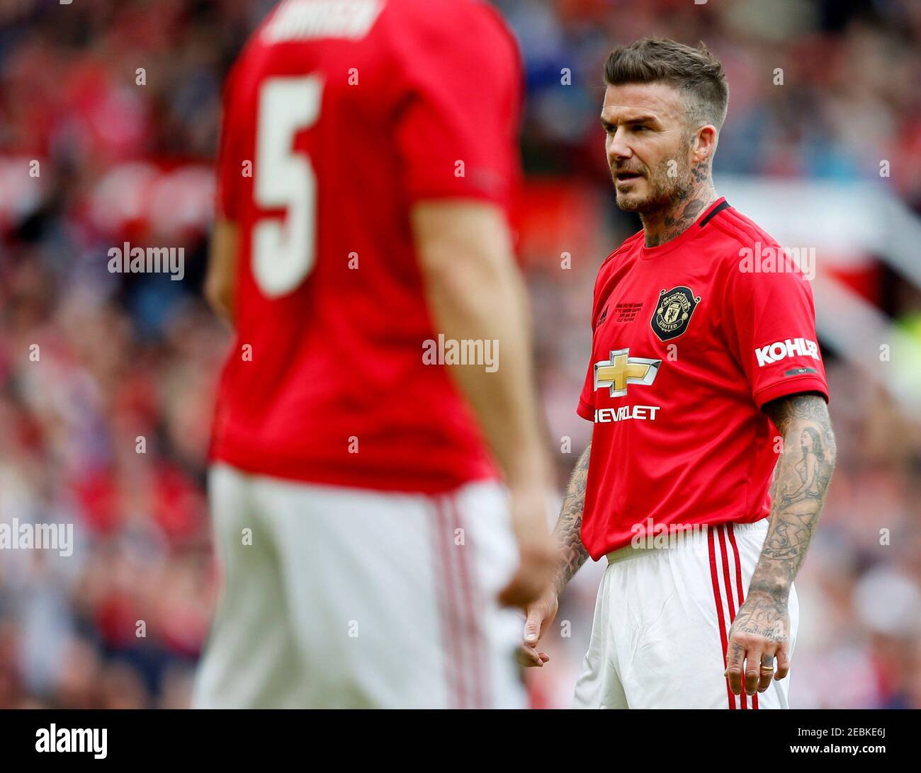 Manchester united legends david beckham -Fotos und -Bildmaterial in ...