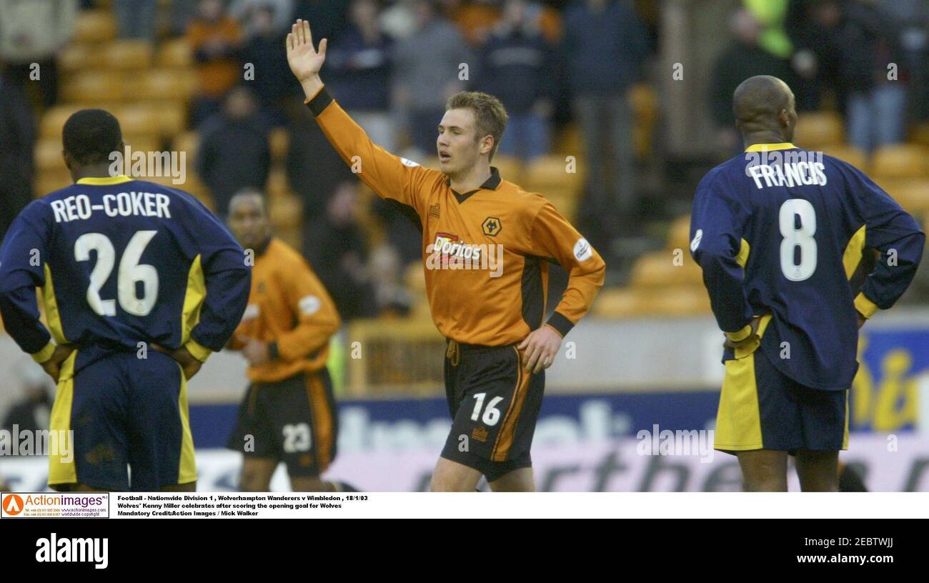 Wolverhampton wanderer kenny miller feiert nach dem ersten tor -Fotos ...
