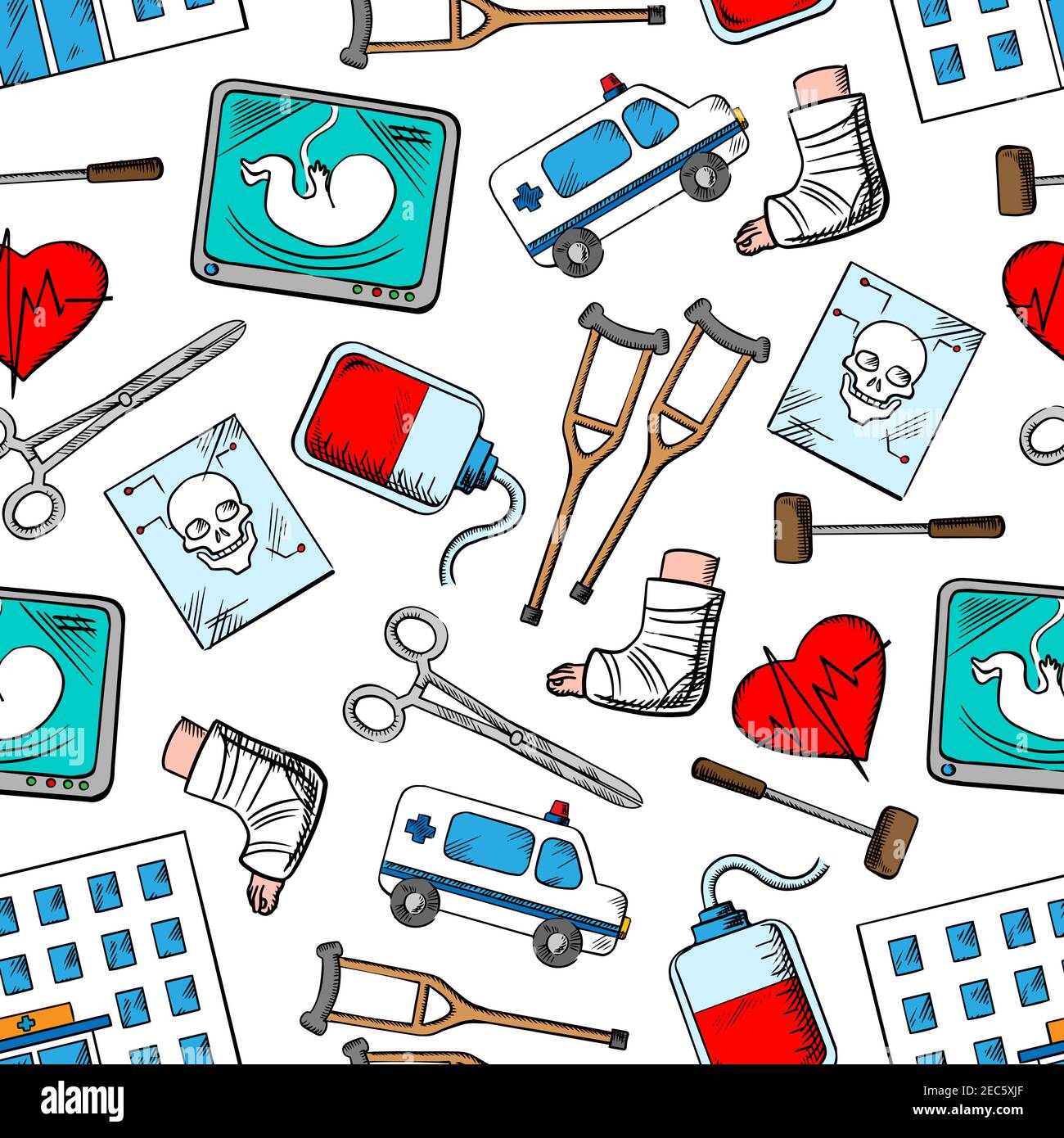 Roter x krankenwagen Stock-Vektorgrafiken kaufen - Alamy