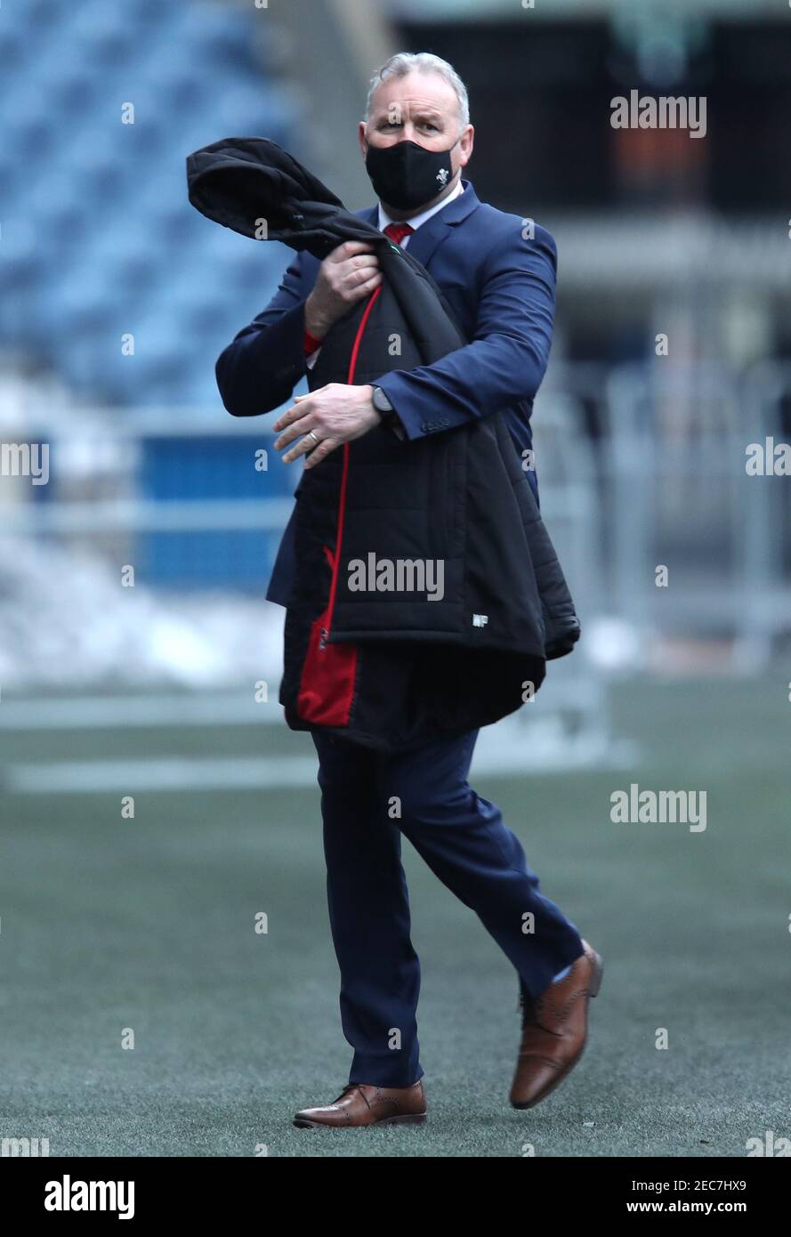 Wales-Cheftrainer Wayne Pivac vor dem Guinness Six Nations-Spiel im BT ...