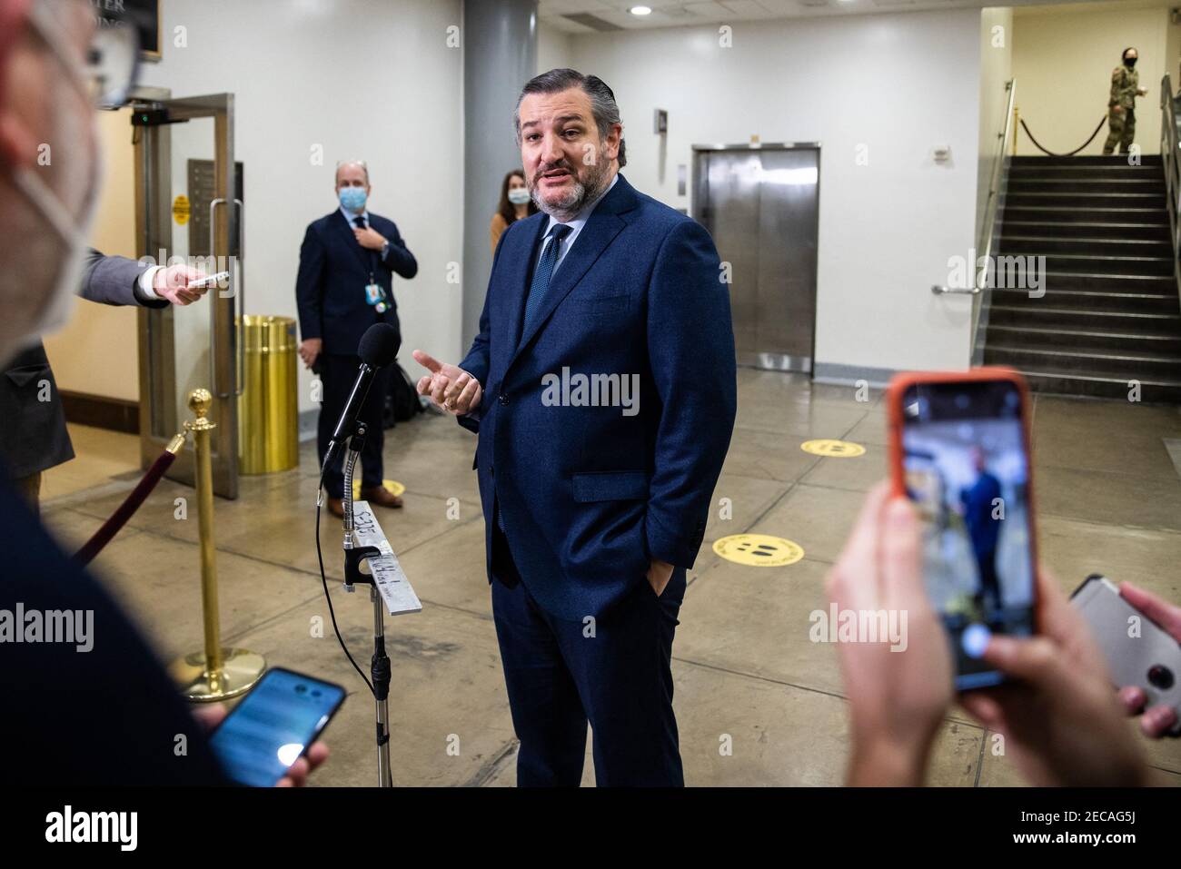 Senator Ted Cruz, R-TX, spricht am Samstag, den 13. Februar 2021, am ...