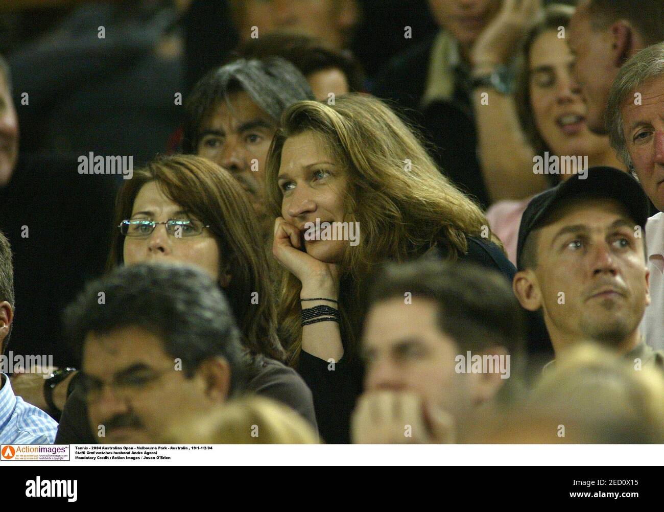 Steffi graf beobachtet ihren ehemann -Fotos und -Bildmaterial in hoher ...