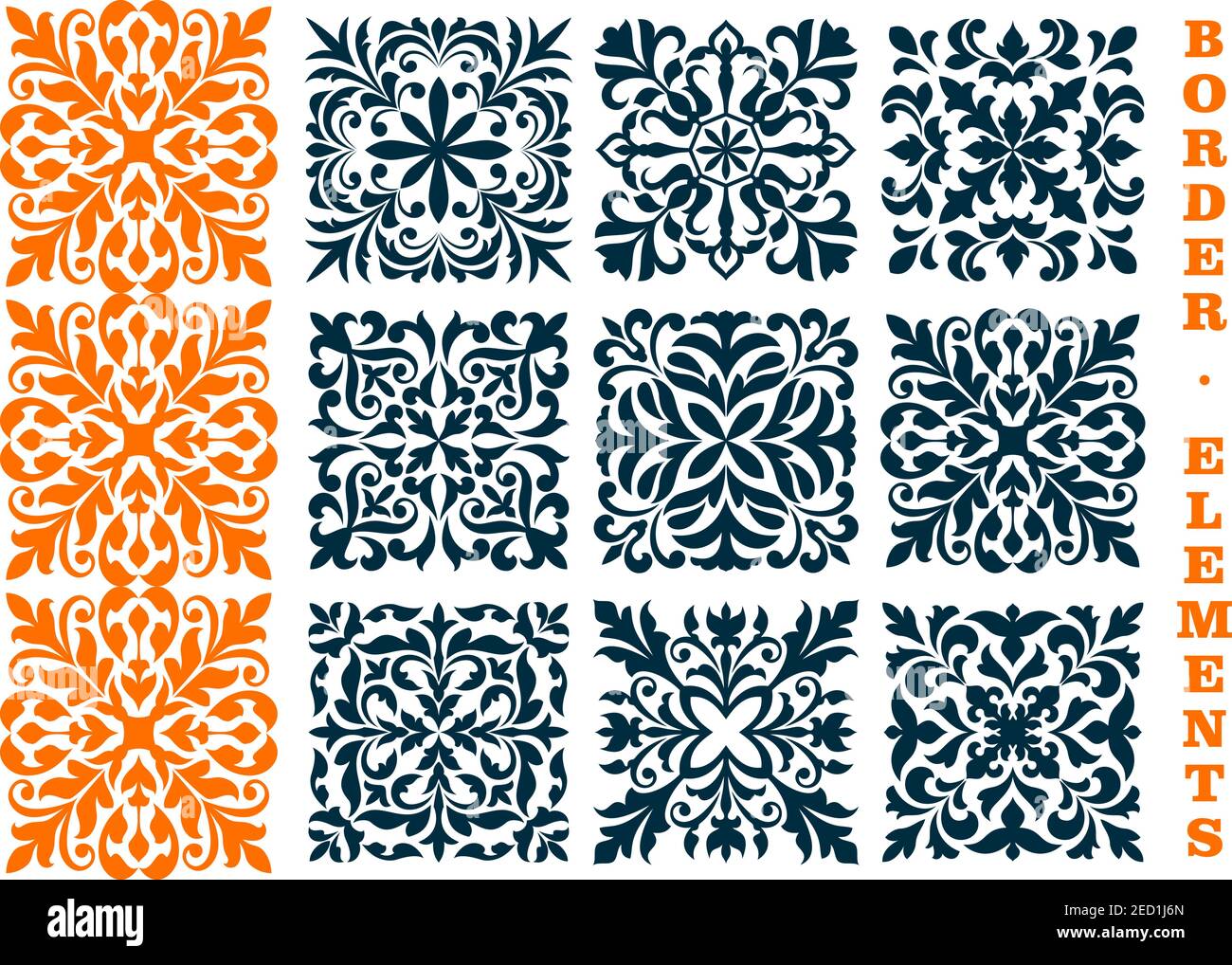 Blaue ranken Stock-Vektorgrafiken kaufen - Alamy