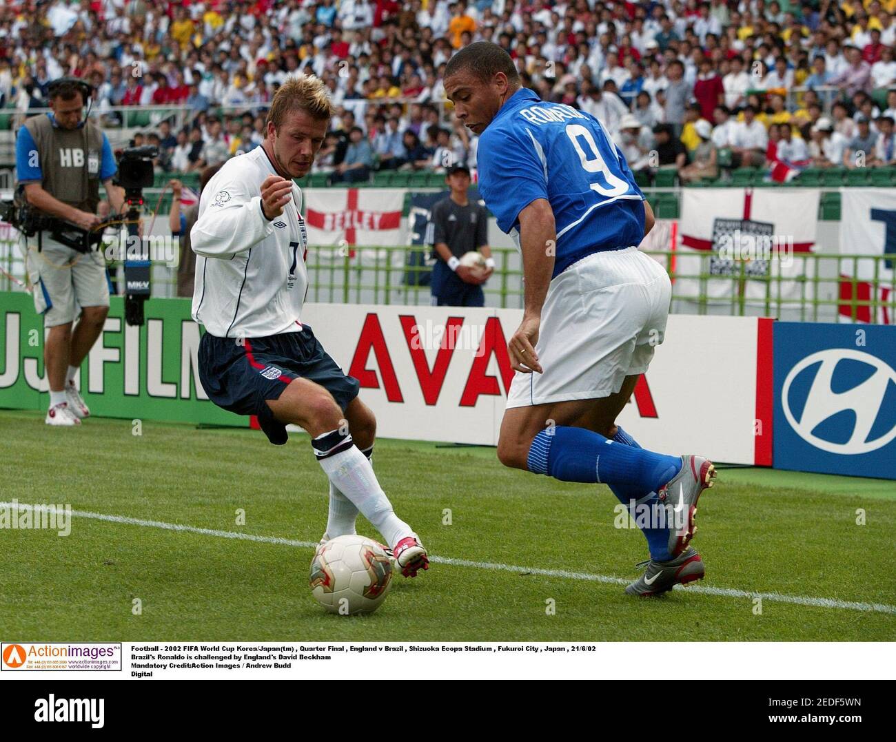 Fußball - 2002 FIFA World Cup Korea/Japan(tm) , Viertelfinale , England ...