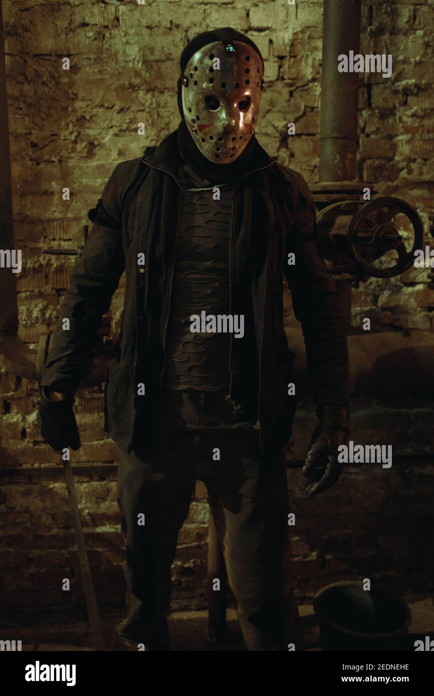 Cosplayer porträtiert Jason Voorhees vom Freitag den 13th und Nightmare ...